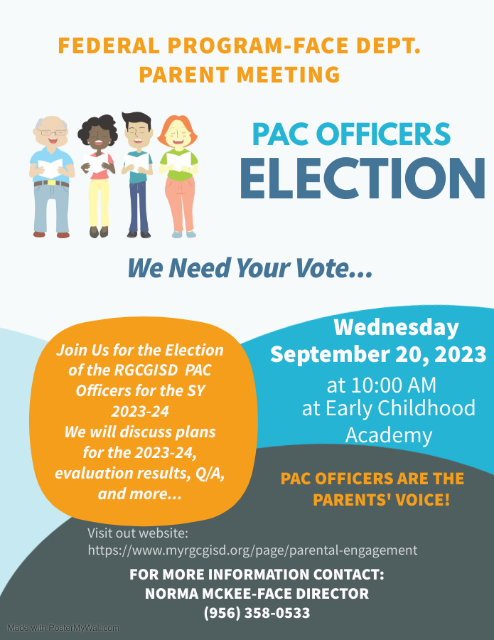 Parent Meeting: Election of PAC Officers | Rio Grande City Grulla